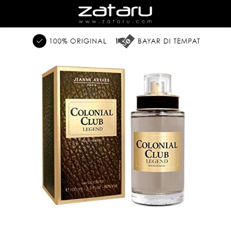 Jual Jeanne Arthes Colonial Club Legend Man - 100 ML | Shopee Indonesia
