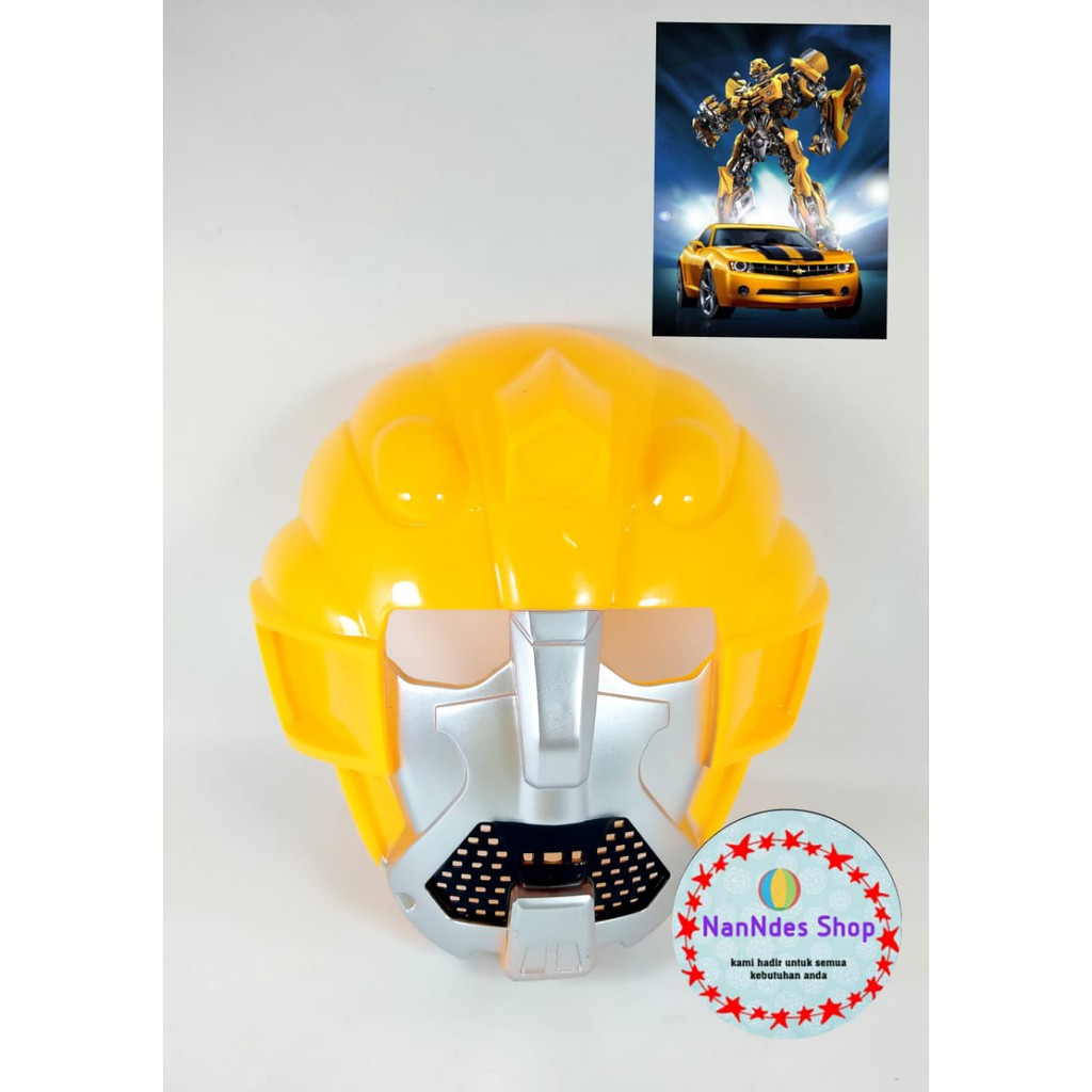 Jual Topeng Transformers BumbleBee - Robot Transformers Mask- Mainan ...