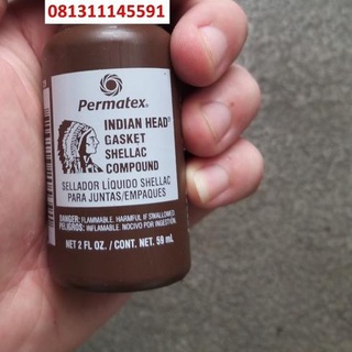 Jual Lem Permatex Indian Head Gasket Shellac Compound - 59ml | Shopee ...