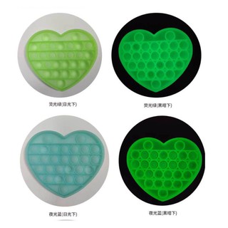 Jual Glow in The Dark Popit Pop It Fidget Luminous Toy Push Pop Bubble ...
