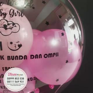 Jual box bunga balon ucapan baby new born / hadiah lahiran / hadiah ...