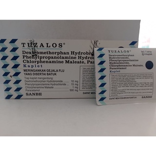 Jual TUZALOS 4 TABLET - DEMAM BATUK PILEK DEWASA/PEREDA NYERI DEWASA ...