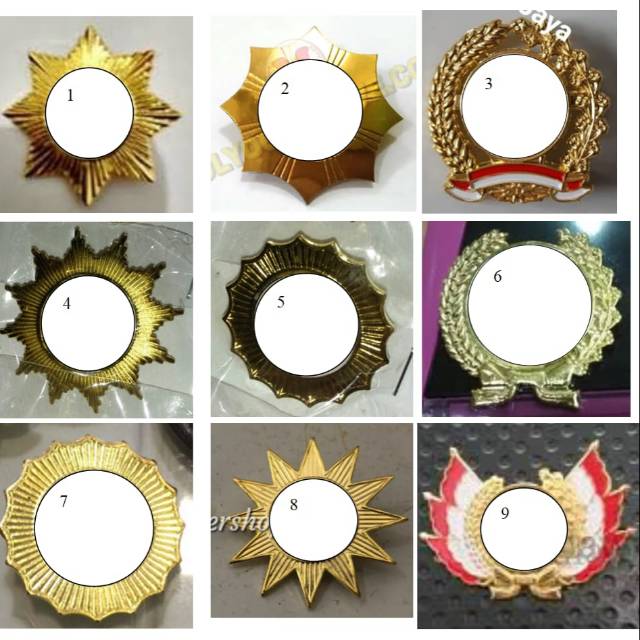 Macam Macam Pin Polos Pin Logo Polosan Pin Polosan Kuningan Peniti ...