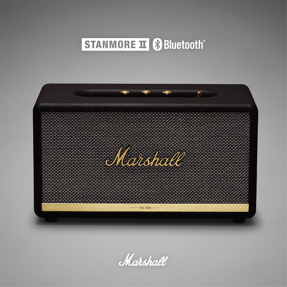 Speaker Marshall Stanmore II Bluetooth Wireless - Black | Shopee Indonesia