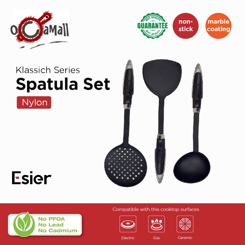 Jual Spatula Sutil - Esier Klassich Series Spatula 1 Set 3pcs | Shopee ...