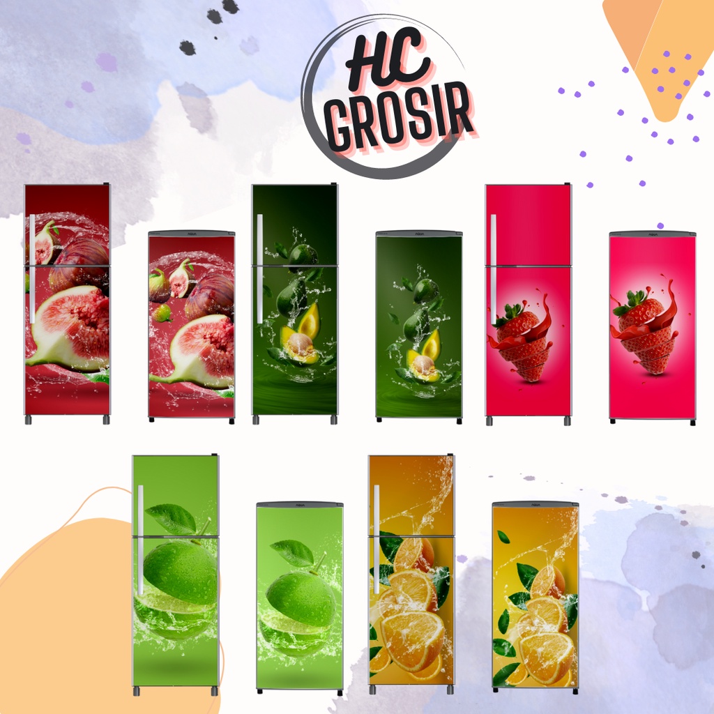 Jual Stiker Kulkas 1 dan 2 Pintu Sticker Kulkas 1 dan 2 Pintu MOTIF ...