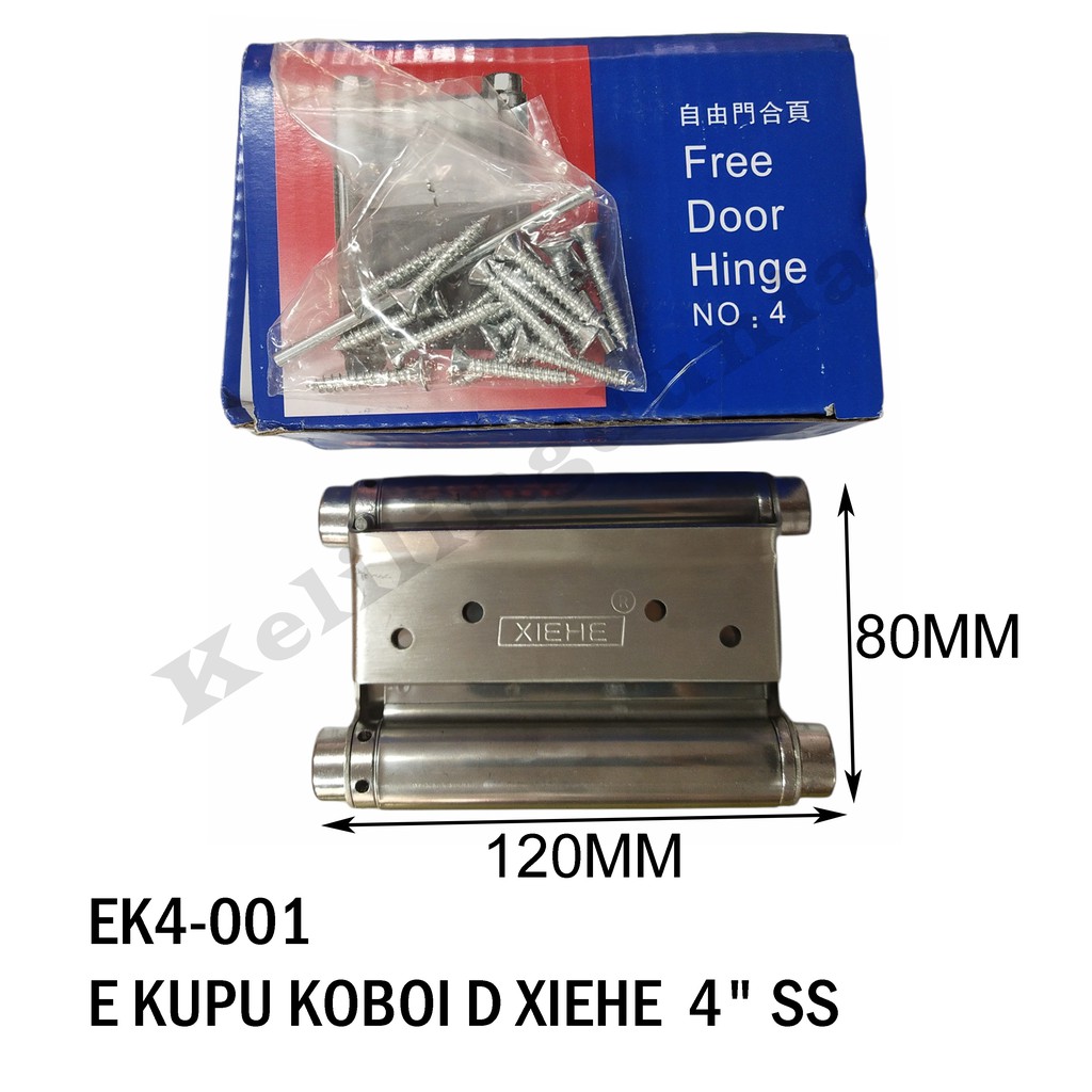 Jual 4" 100MM Engsel Pintu Kayu Stainless Double Koboy Koboi Xiehe Dua ...