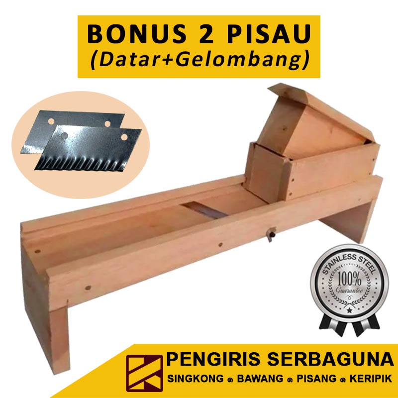 Jual Pengiris Serbaguna || Pengiris Keripik || Pengiris Bawang Kayu ...