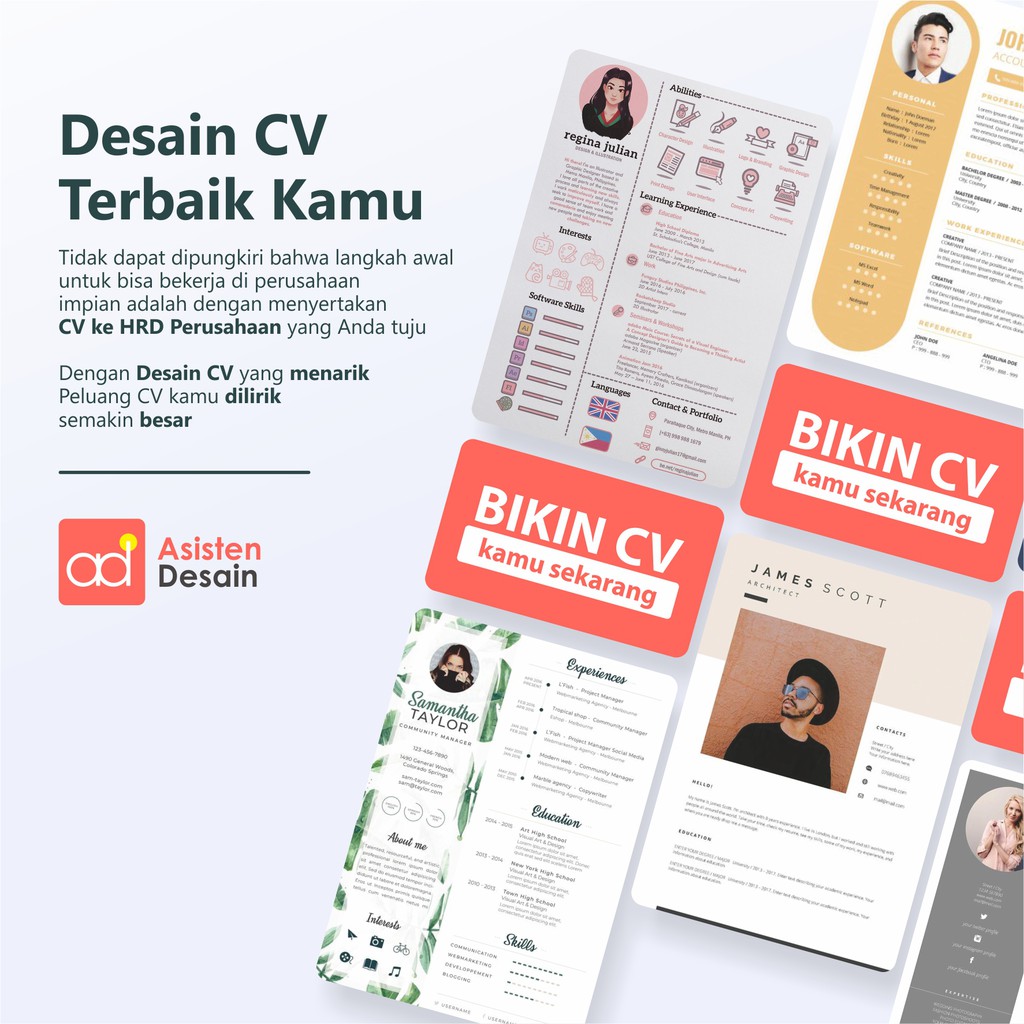 Jual JASA DESAIN CV ( CURRICULUM VITAE ) MURAH ! [ 24 JAM JADI ...
