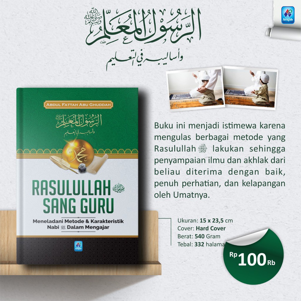 Jual Buku Rasulullah Sang Guru Hard Cover Pustaka Arafah Original ...
