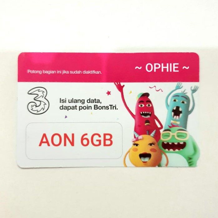 Jual TRI THREE AON 6GB | Shopee Indonesia