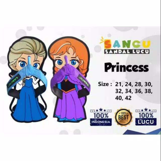 Sandal Anak Perempuan Gambar Princes Frozen Elsa Sancu Sandal Lucu Elsa ...