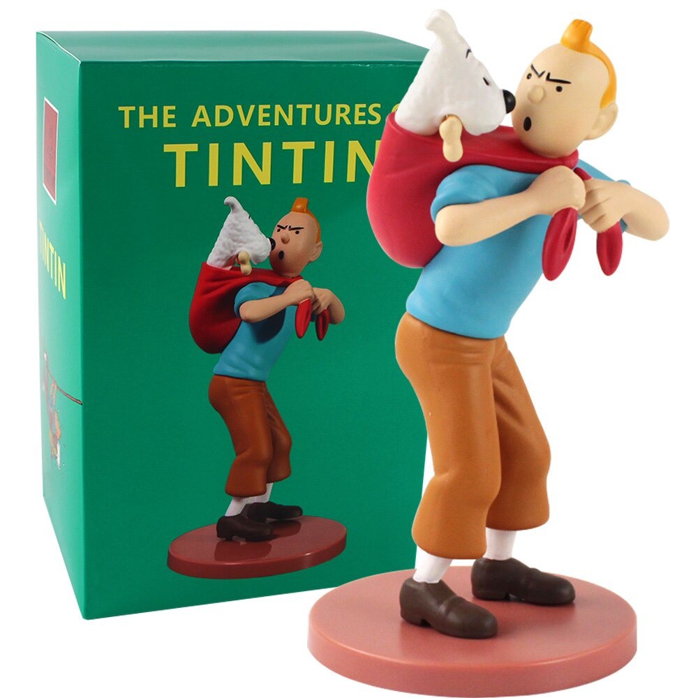 Jual The Adventure of Tintin Action Figure - Tin Tin carrying Snowy ...