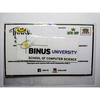 Jual Stiker Timbul atau Stiker Emblem Universitas Binus Limited Edition ...