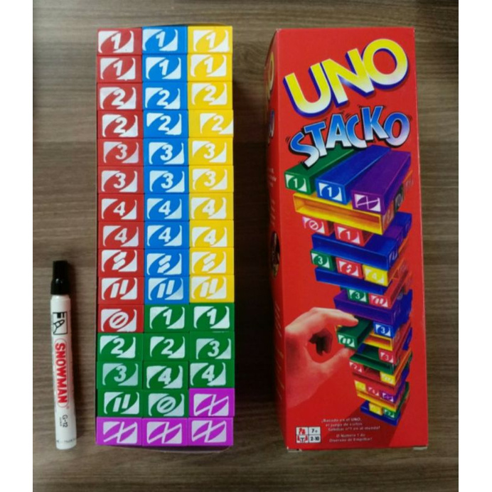 Jual mainan anak balok susun board game 45pc | Shopee Indonesia