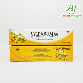 Jual HEPABUMIN HARGA PERBOX ISI 3 SACHET MENGANDUNG ALBUMIN | Shopee ...