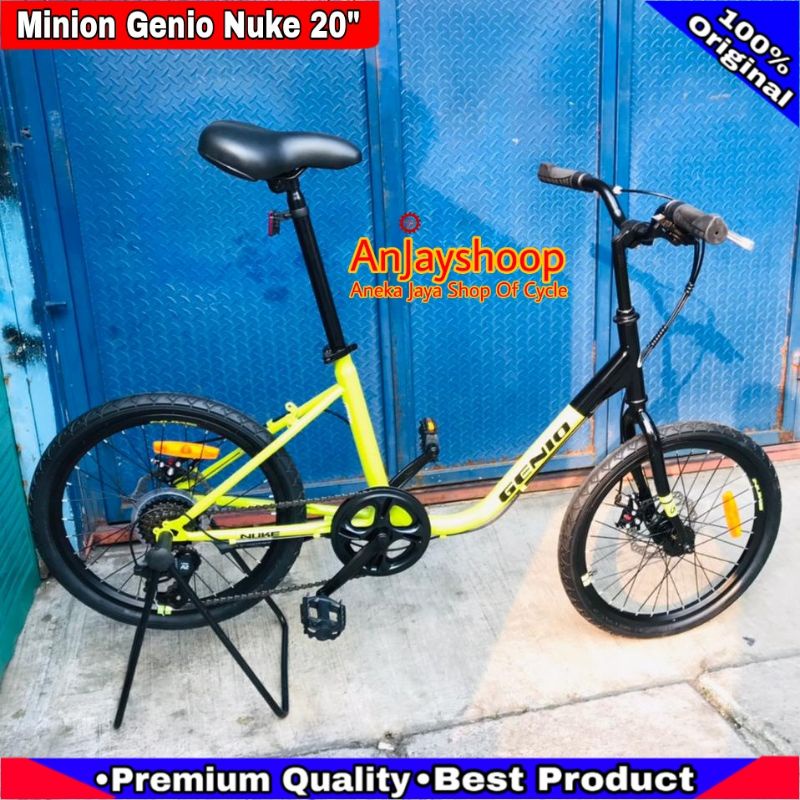 Jual Sepeda Minivelo 20" Minion Genio Nuke 20 inch 7 speed | Shopee ...