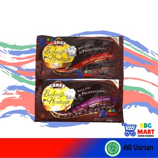Jual Ceres Baking Heritage Dark Chocolate Chips Coklat Chip Hitam Halal ...