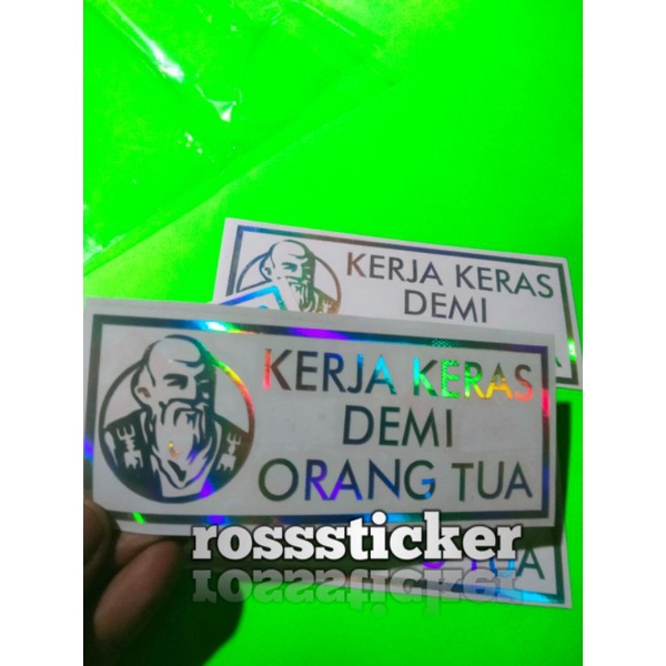 Jual cutting sticker custom kata2 ORANG TUA Lucu unik saru viral murah ...