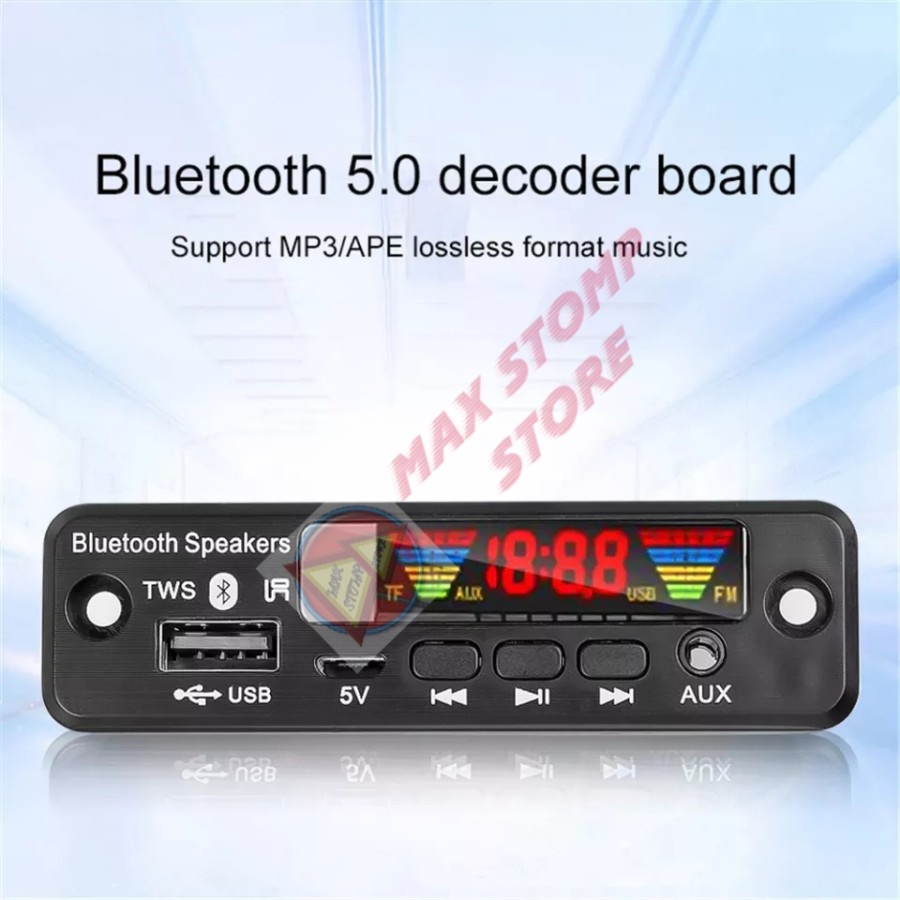 Jual Bluetooth V5 Decoder Modul 5V MPEG 3 MP3 / APE True Wireless ...