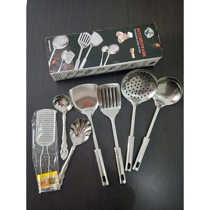 Jual SPATULA STAINLESS SS15 SUTIL SET SODET ALAT MASAK KITCHEN TOOLS ...