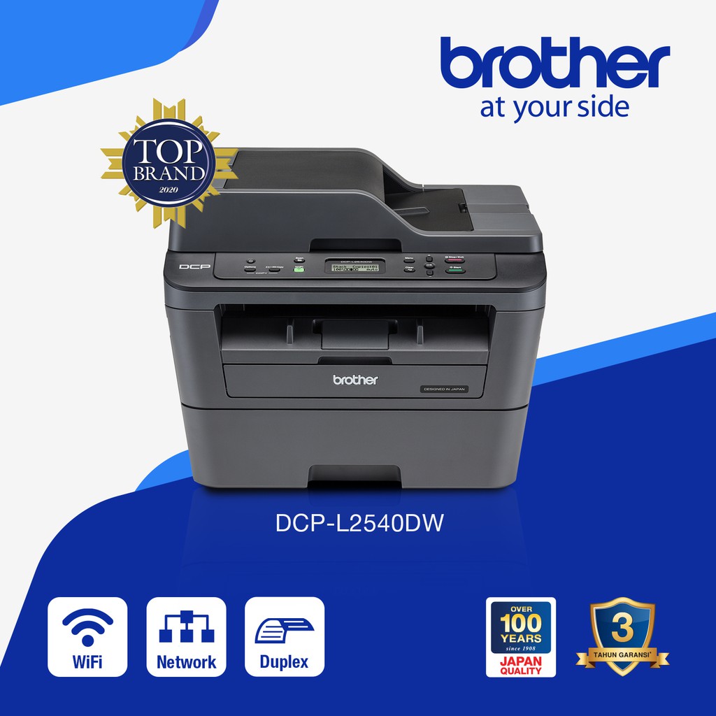 Jual Printer Brother DCP- L2540DW Laser Mono Multifungsi Duplex & Wifi - Resmi Indonesia|Shopee ...