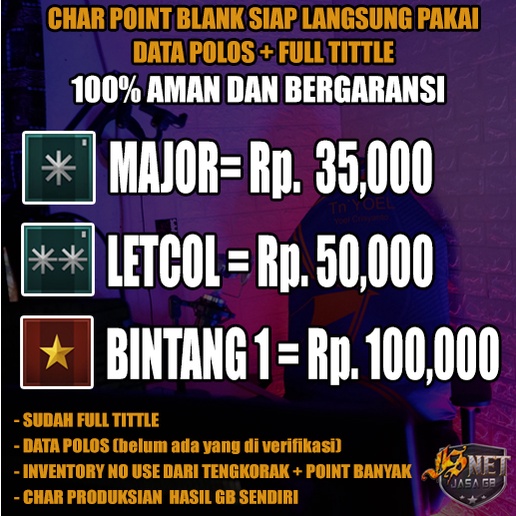 Jual CHAR PB POINT BLANK / AKUN PB POINT BLANK ZEPETTO (ORDER LEWAT PC ...