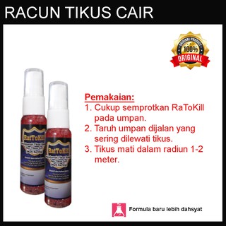 Jual Racun Tikus Semprot Super Ampuh Formula Baru Rattokill 30 ml ...