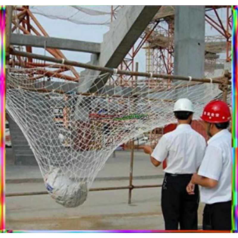 Jual Jaring pengaman nilon 6mm hammock/loft net/tangga/balkon/gedung ...