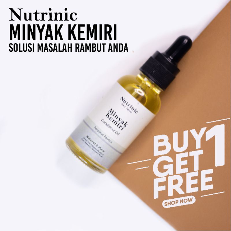 Jual Treatment Minyak kemiri asli 60ml perawatan rambut rontok tonic ...