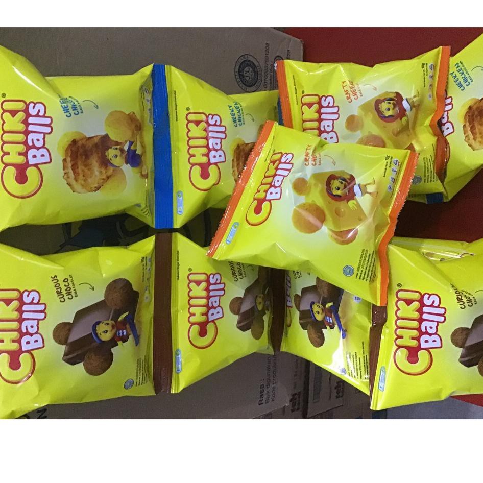 Jual Spot Chiki Ball Keju Coklat Ayam Perenceng Isi 10 Bks