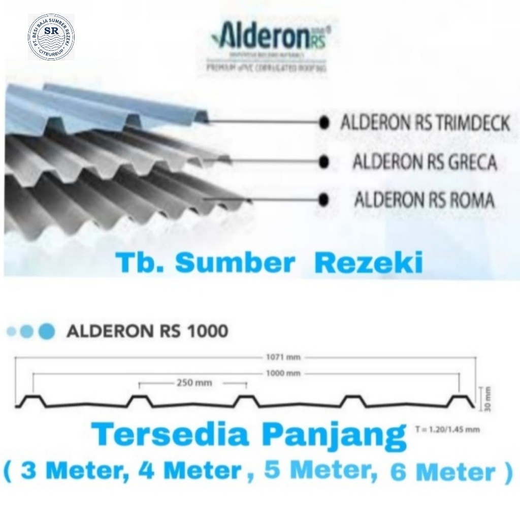 Jual ALDERON RS TRIMDECK LEBAR EFEKTIF 1 METER | Shopee Indonesia