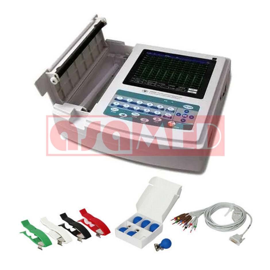 Jual EKG Recorder 12 Channel Contec CMS 1200G Touchscreen | Shopee ...