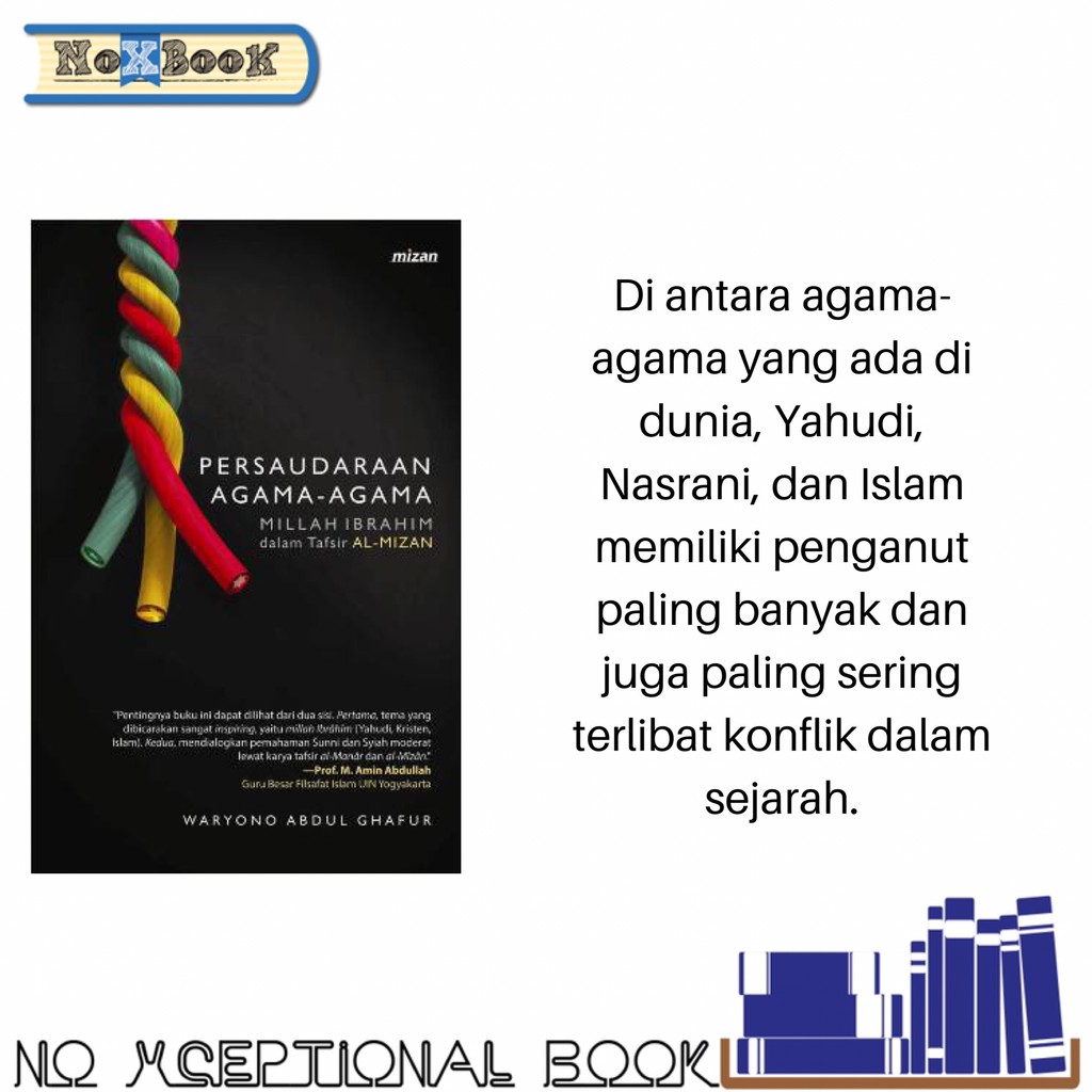 Jual BUKU PERSAUDARAAN AGAMA-AGAMA MILLAH IBRAHIM DALAM TAFSIR AL-MIZAN ...