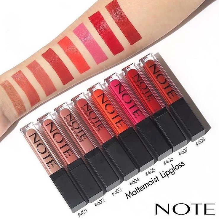 Jual NOTE Cosmetics Matte Moist Lipgloss (Lip Liquid / Lip Cream ...