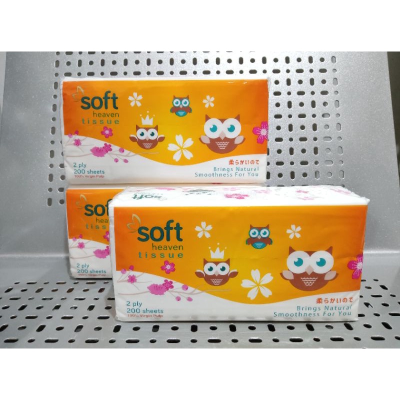 Jual Tisu soft / Soft tissue 200 sheets / Soft / Tisu / Soft heaven ...
