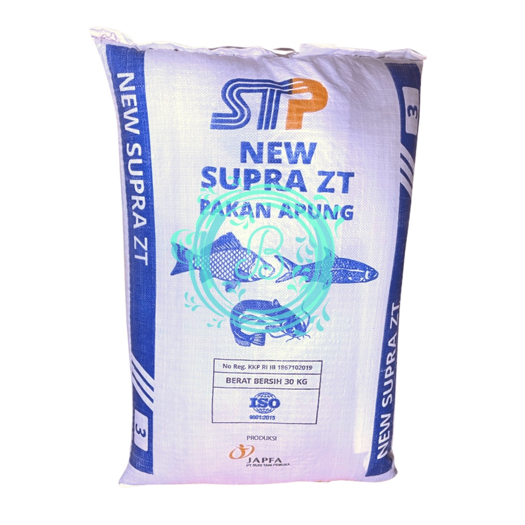 Jual STP New Supra ZT Japfa Karung Sak 30kg Pakan Ikan Ternak Air Tawar ...