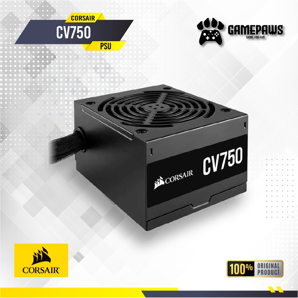 Jual PSU CORSAIR CV750 80 Plus Bronze Certified CV Series 750Watt | Shopee Indonesia