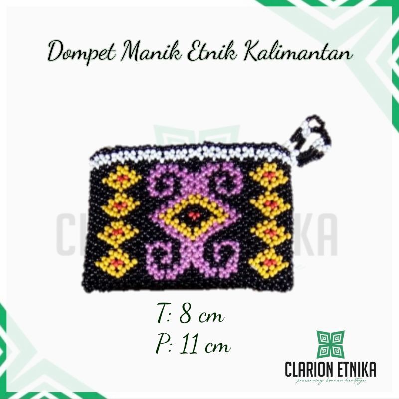 Jual Dompet Manik Etnik Khas Kalimantan 8x11 cm | Shopee Indonesia