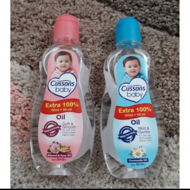 Jual Cussons Baby Oil extra isi 100% | Shopee Indonesia