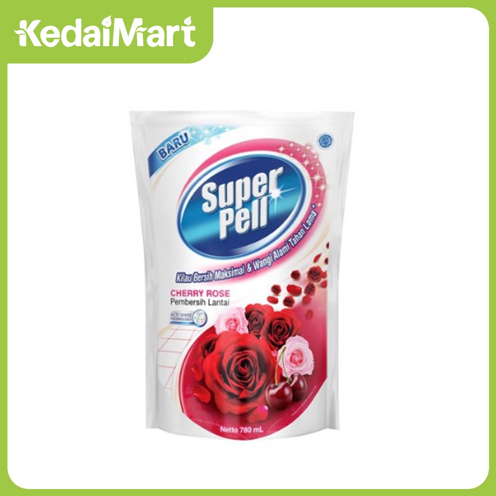 Jual Super Pell Pembersih Lantai Refill Red 770 ml | Shopee Indonesia