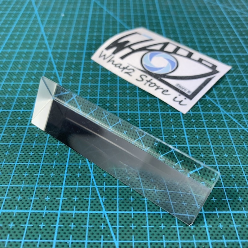 Jual kaca prisma segitiga triangle prism glass reflective 8cm | Shopee ...