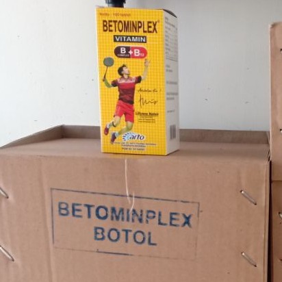 Jual Vitamin B Komplek Betominplek Betominplex Botol isi 100 butir ...