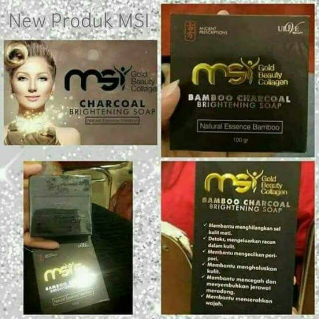 Jual Mengatasi berbagai keluhan kulit MSI Bamboo charcoal brightening ...