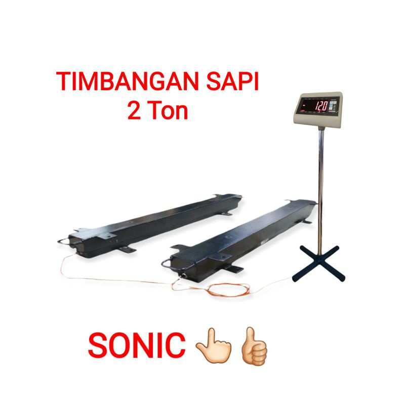Jual Timbangan Sapi Loadbarr 1 - 2 Ton Timbangan Ternak model Balok ...