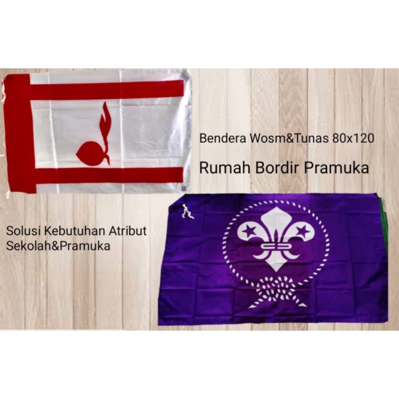 Jual Bendera Tunas Pramuka Bendera Pandu Pramuka -+80x120 | Shopee ...