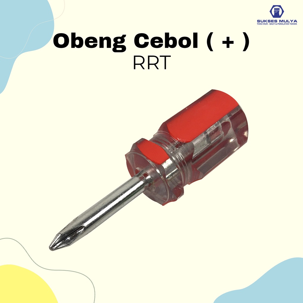 Jual Obeng Cebol RRT Plus dan Minus Obeng Mini Saku Obeng Kecil ...