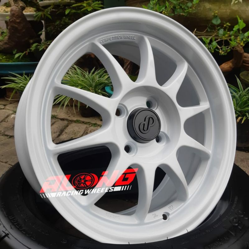 VELG Repl. ENKEI ES-TARMAC R15 White | Shopee Indonesia