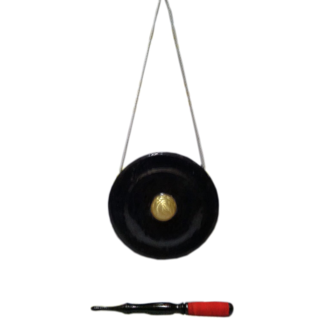 Jual gong 35cm besi full & besi pencu kuningan diameter plus pukulan ...