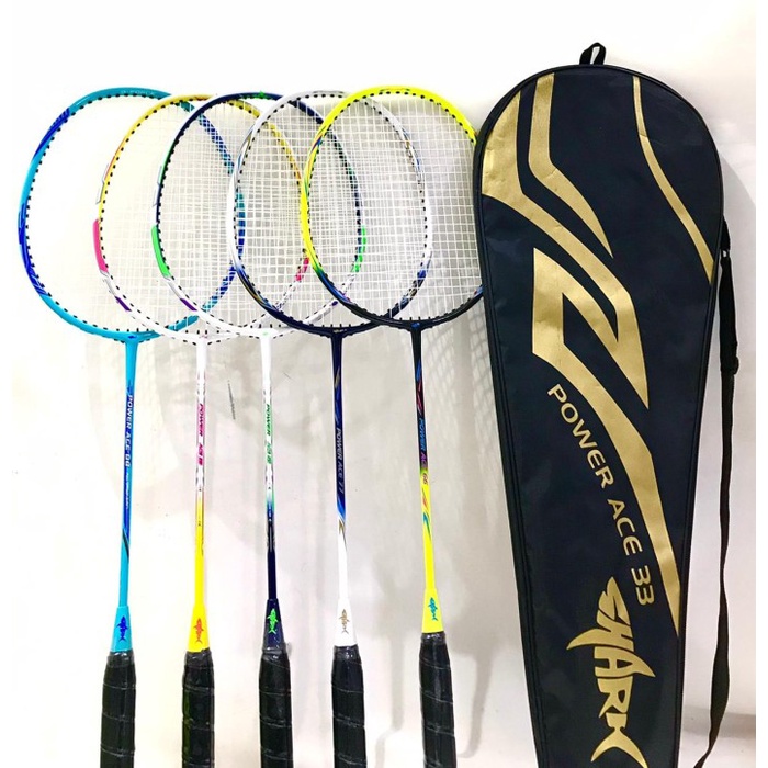 Jual RAKET BULUTANGKIS / RAKET BADMINTON ANAK SHARK ORIGINAL FREE TAS ...